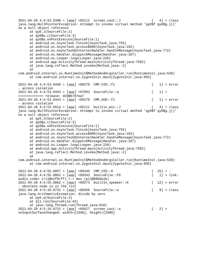 Usb Cam Log Pdf Java Programming Language Computer Programming 2853