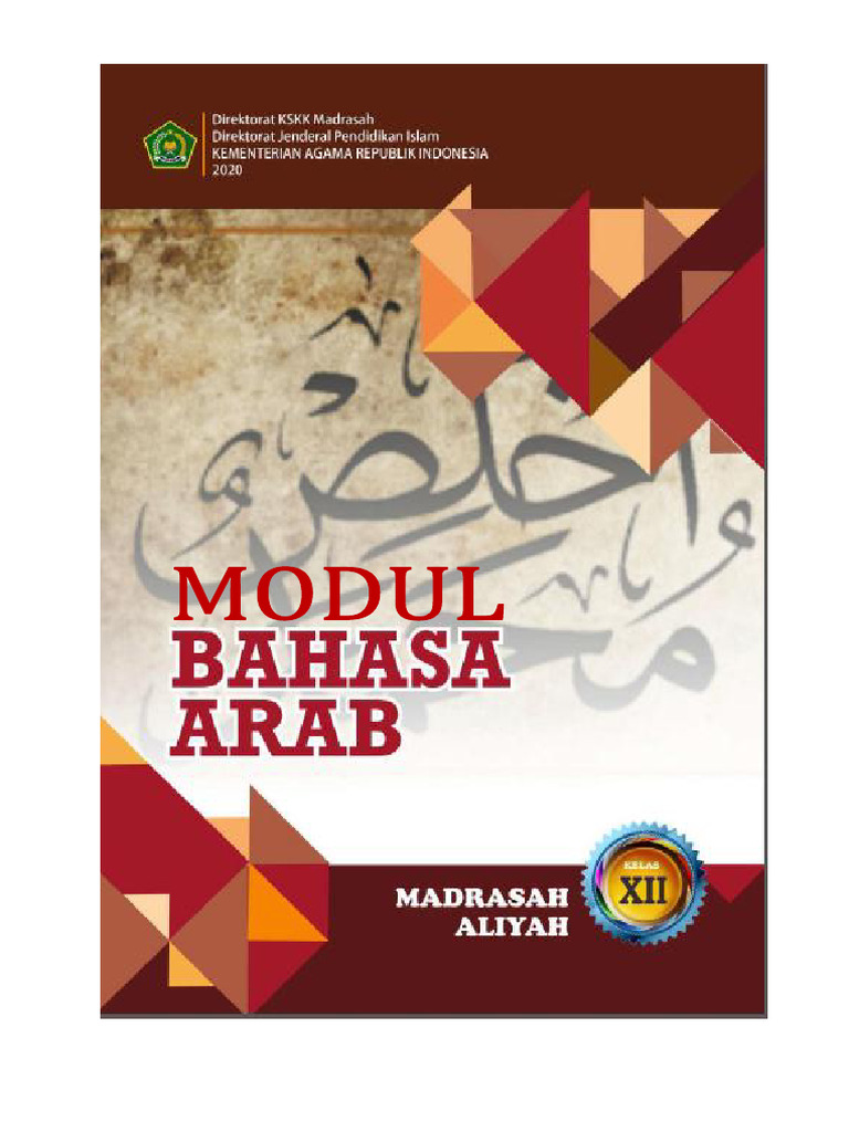 Modul Bahasa Arab (Wajib) Kelas XII MA Semester Ganjil TP 2023-2024 | PDF