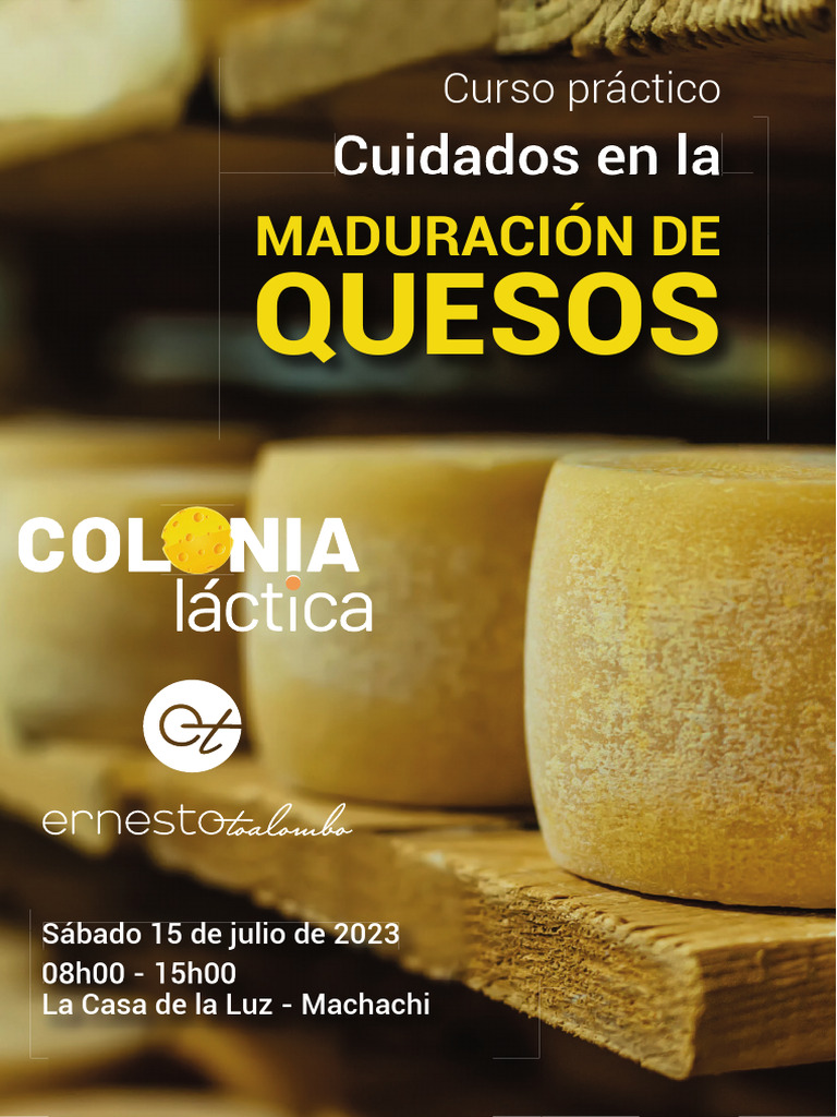 Cuidados en La Maduracion de Quesos - Ok | PDF | Queso