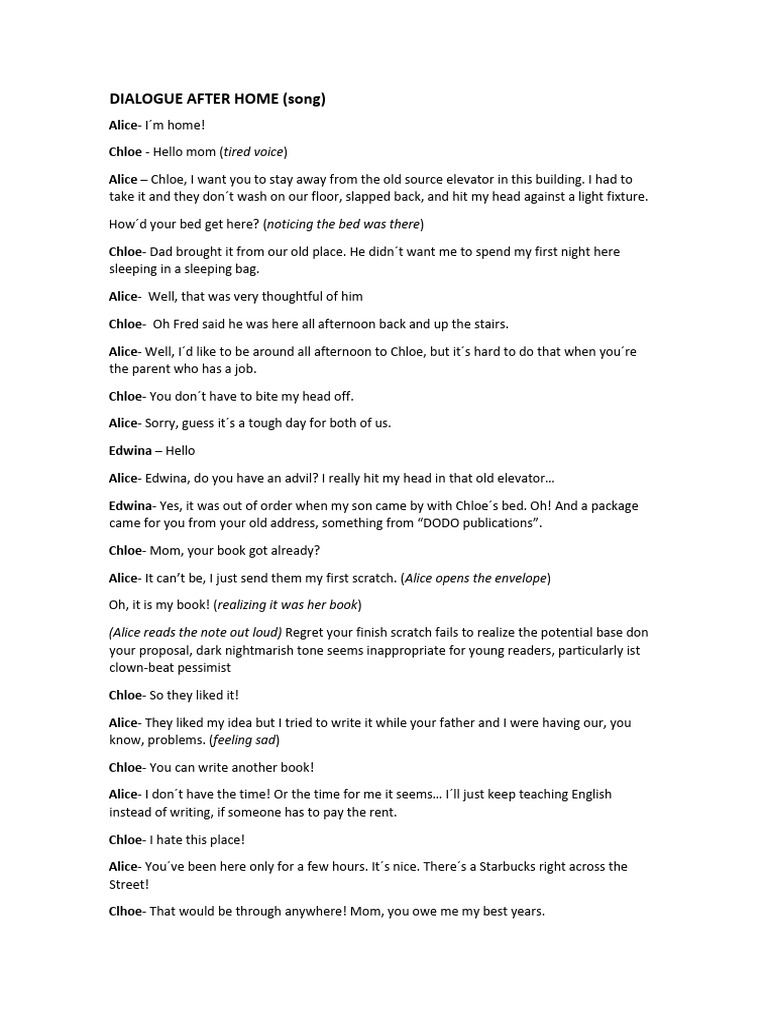Family Tensions and New Beginnings | PDF | Poetry