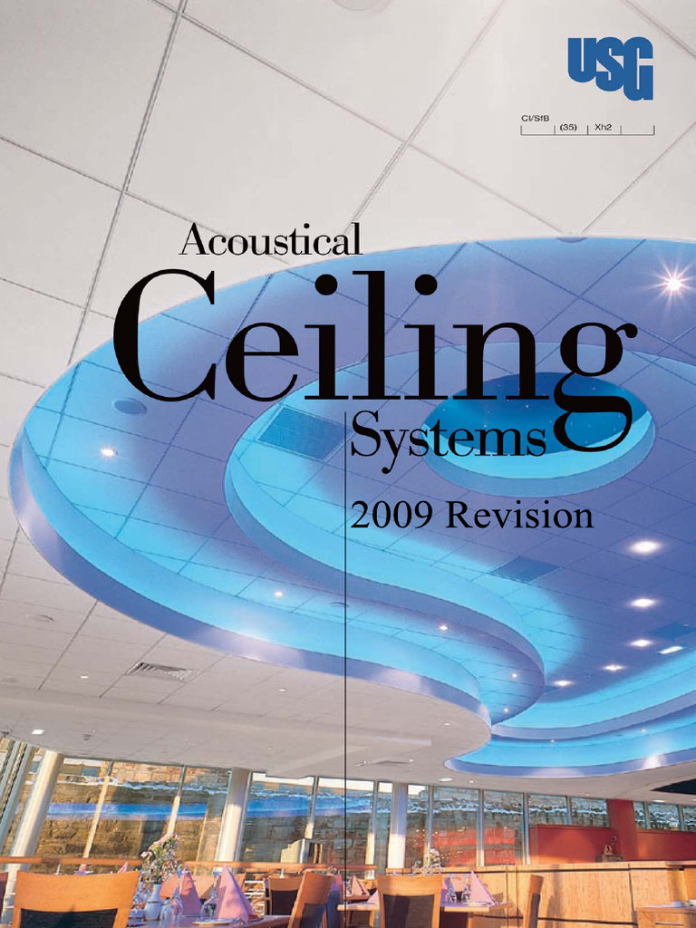 USG Acoustical Ceiling Systems Brochure - 2009 Revision | PDF