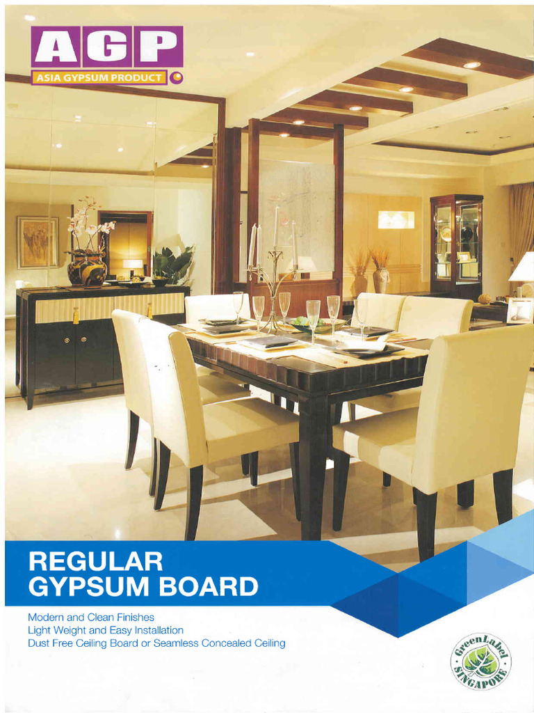 Catalogue-Gypsum Board | PDF | Drywall | Architectural Elements