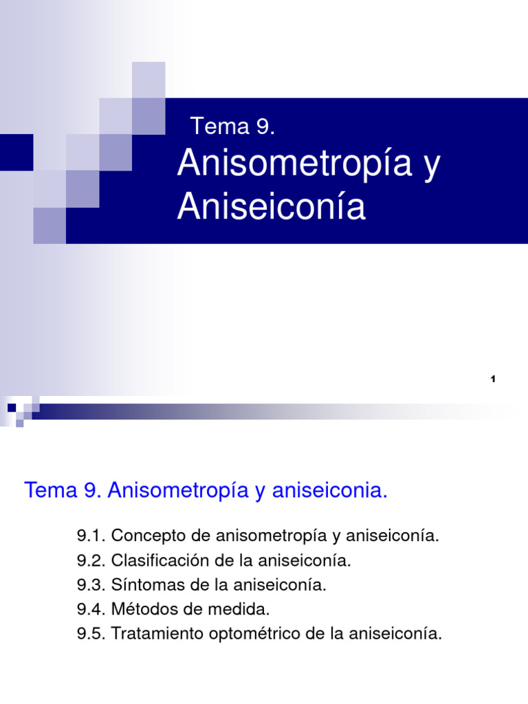 Anisometropía | PDF | Óptica | Lentes