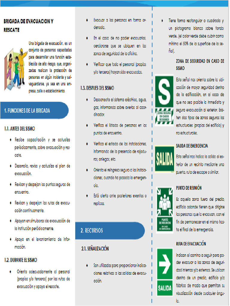Triptico Brigadas | PDF