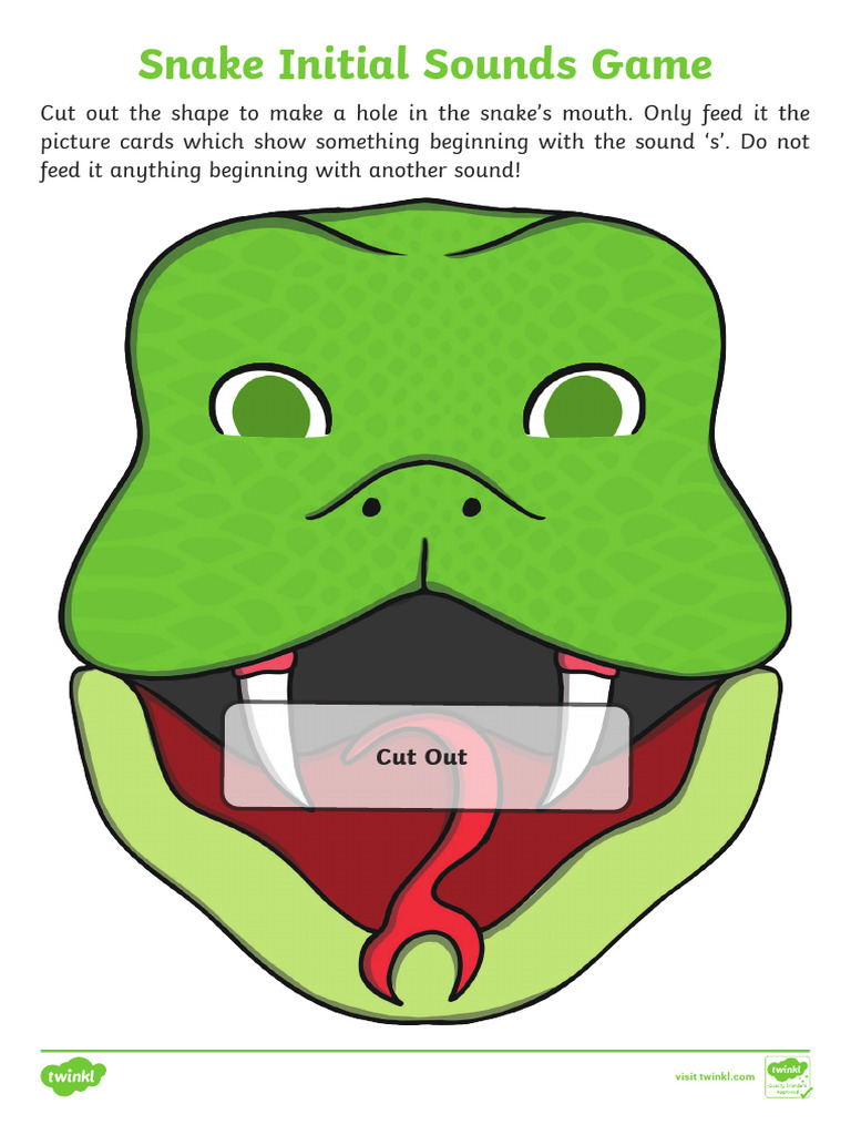 Snake Sounds Game for Kids | PDF