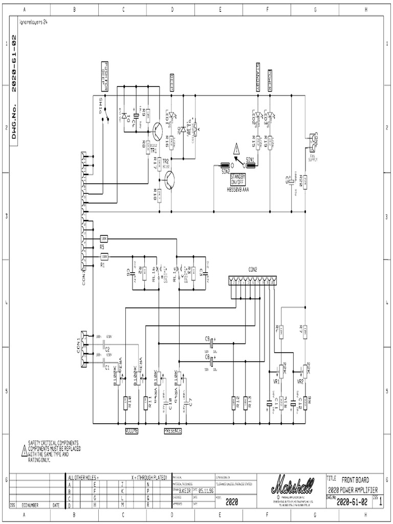 Marshall 20 20 Schematic | PDF