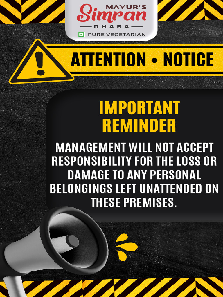 Attention Important Notice Yellow Urban Instagram Story | PDF