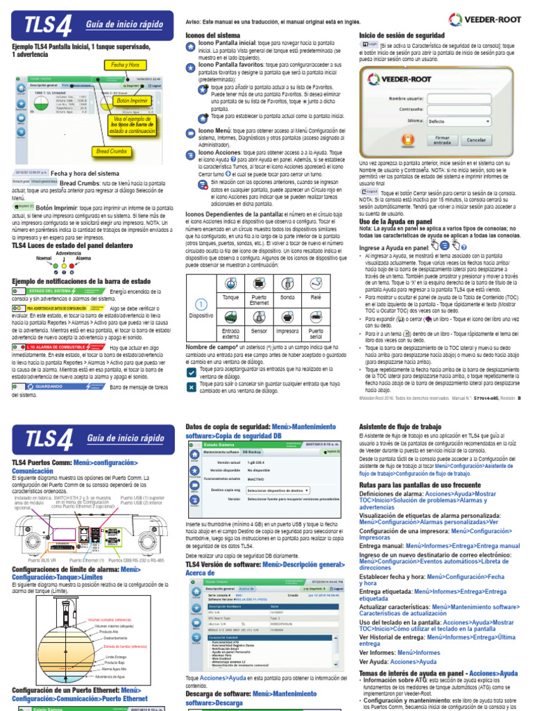 TLS4 Brochure | PDF | Dirección IP | Impresora (Computación)