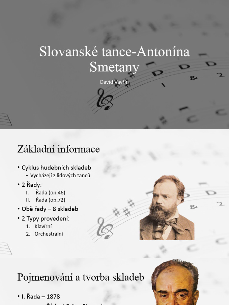 Slovanské Tance-Antonína Smetany | PDF