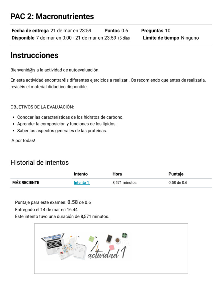 PAC 2 Ejercicios Alimentación Equilibrada | PDF | Carbohidratos | Aminoácidos