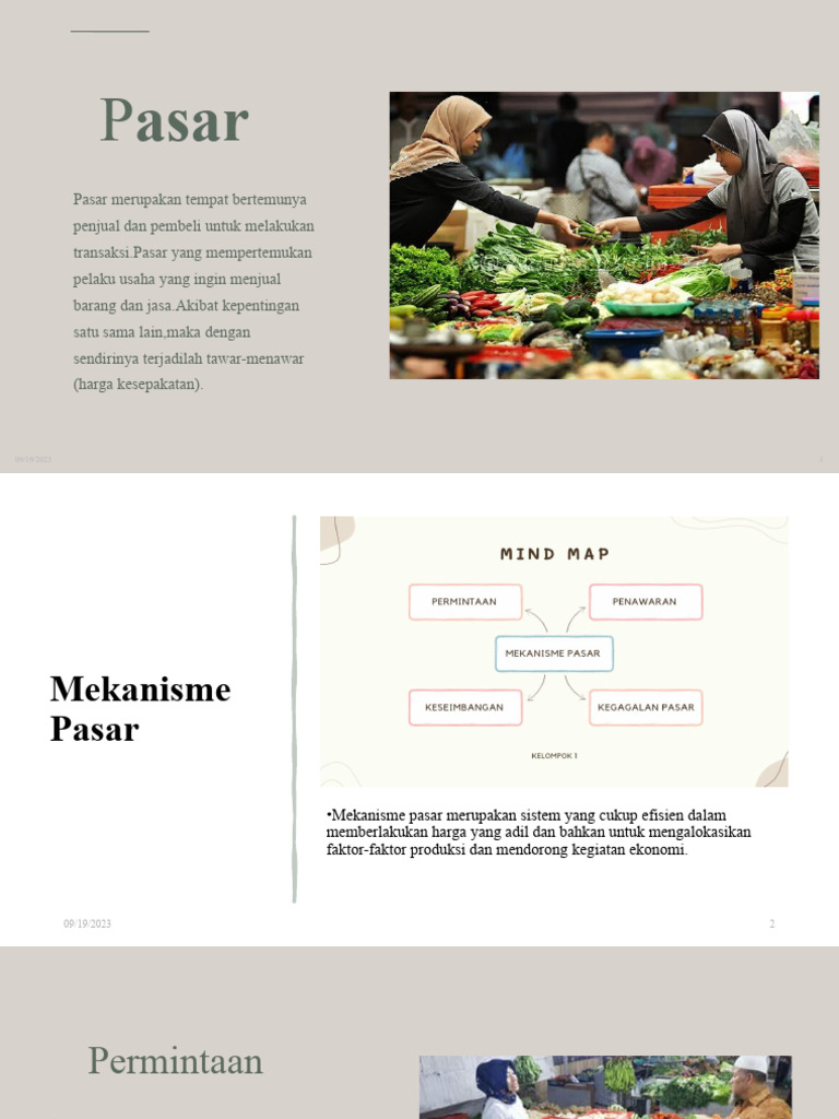 Mekanisme Pasar | PDF | Pengelolaan Keuangan & Uang