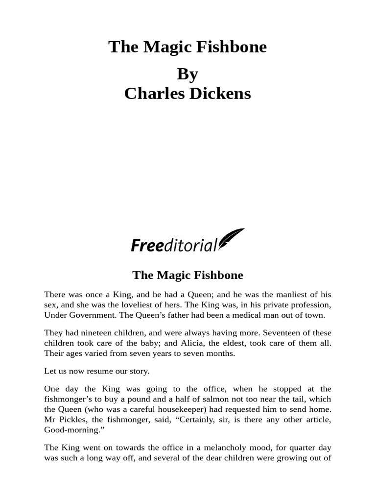 Magic Fishbone Dickens | PDF | Classics | Mystery, Thriller & Crime Fiction