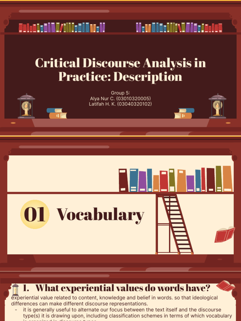 Critical Discourse Analysis Overview | PDF | Verb | Noun