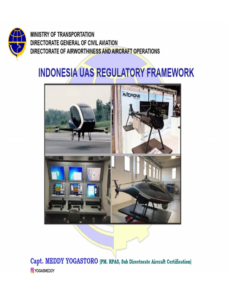 DKPPU-Indonesia UAS Regulatory Framework R1 | Download Free PDF | Unmanned Aerial Vehicle | Aviation