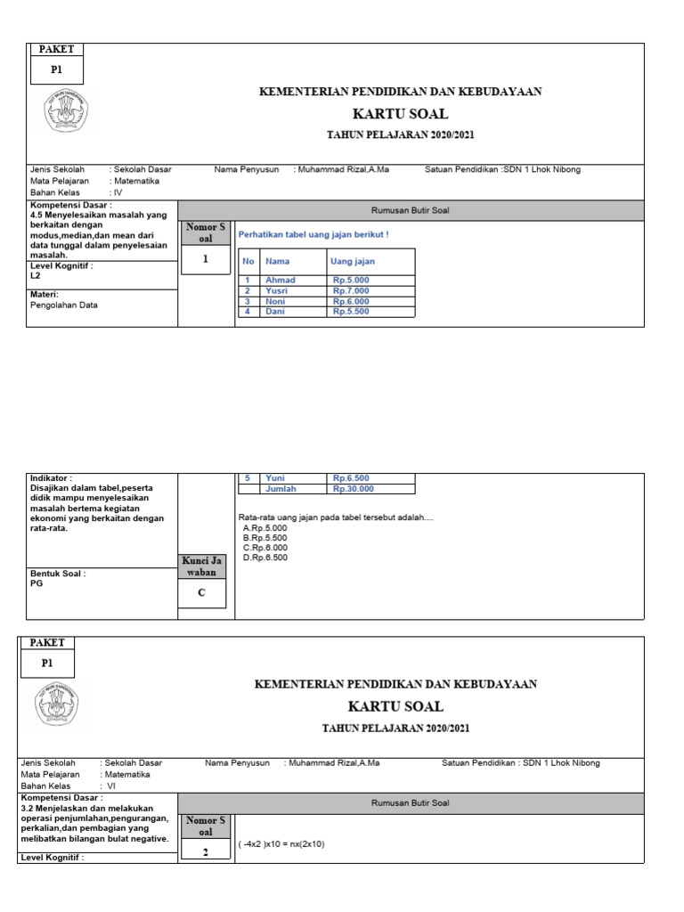 Lk2 Muhammad Rizal | PDF