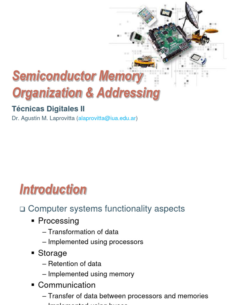 TDII Memories | PDF | Computer Memory | Random Access Memory