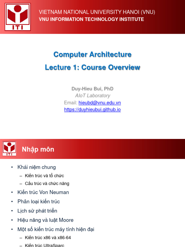 Lecture 1 Course Overview | PDF