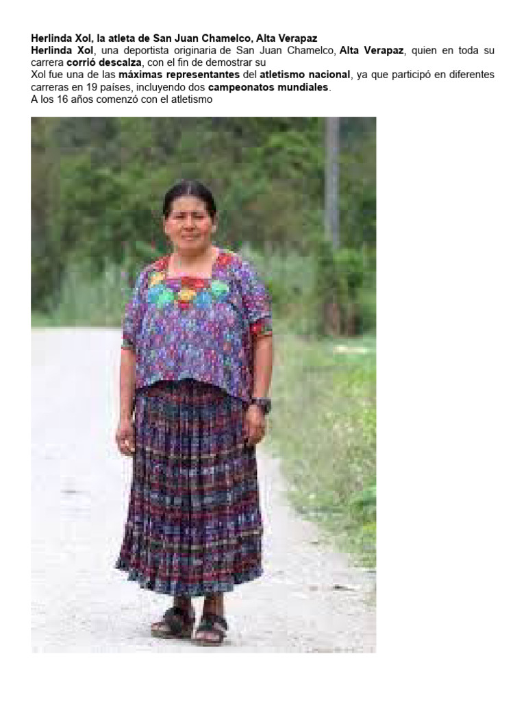 Herlinda Xol, Mujeres Famosas | PDF