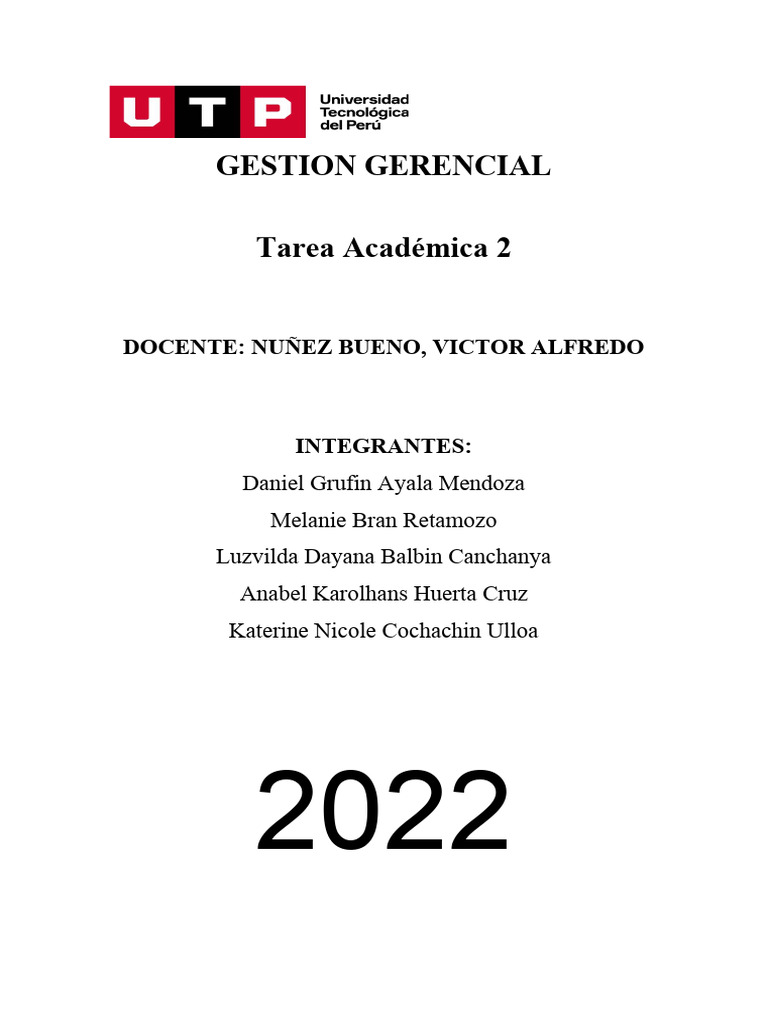 Tarea Académica - N°2 | PDF | Mc Donald's | Calidad (comercial)