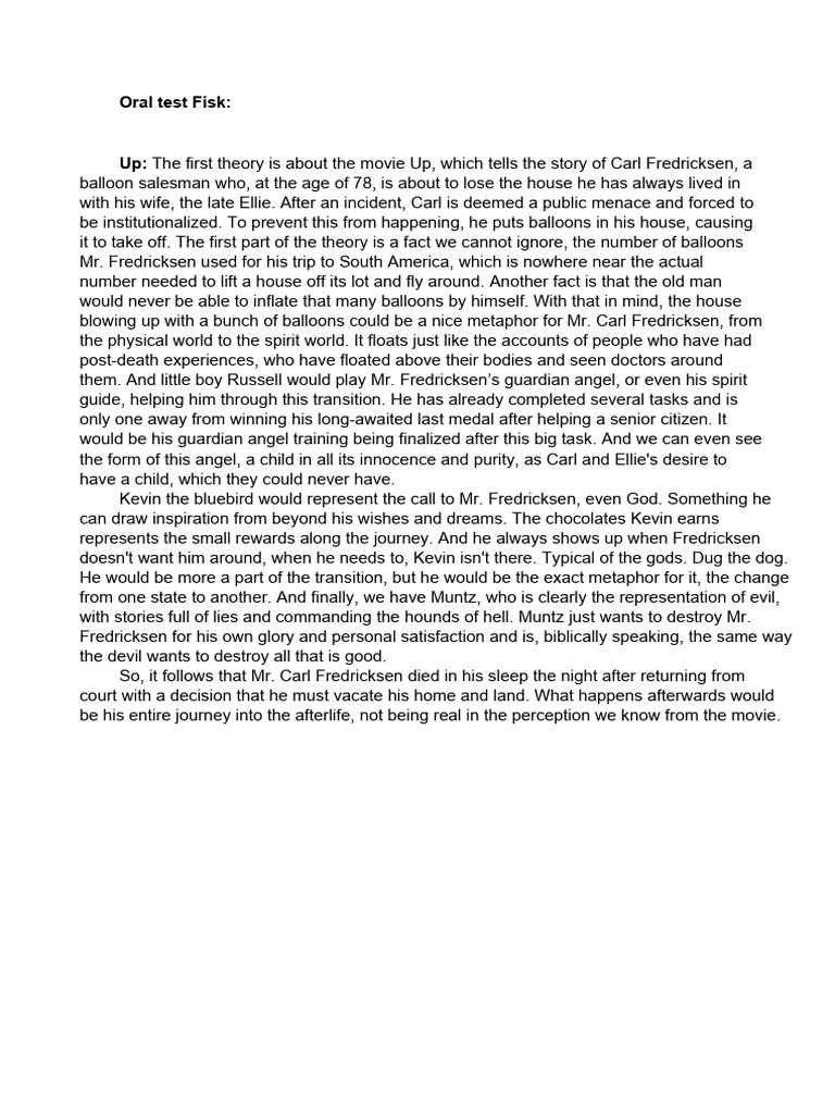 Cópia de Oral Test Fisk | PDF