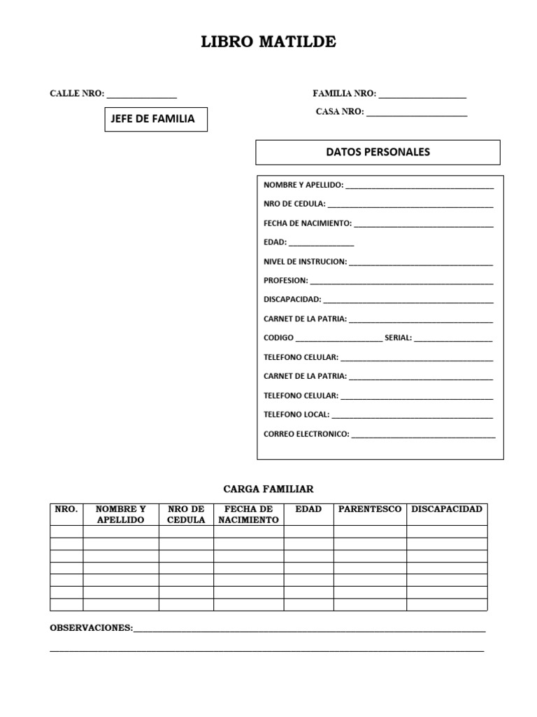 LIBRO MATILDE Pagina 1 | PDF