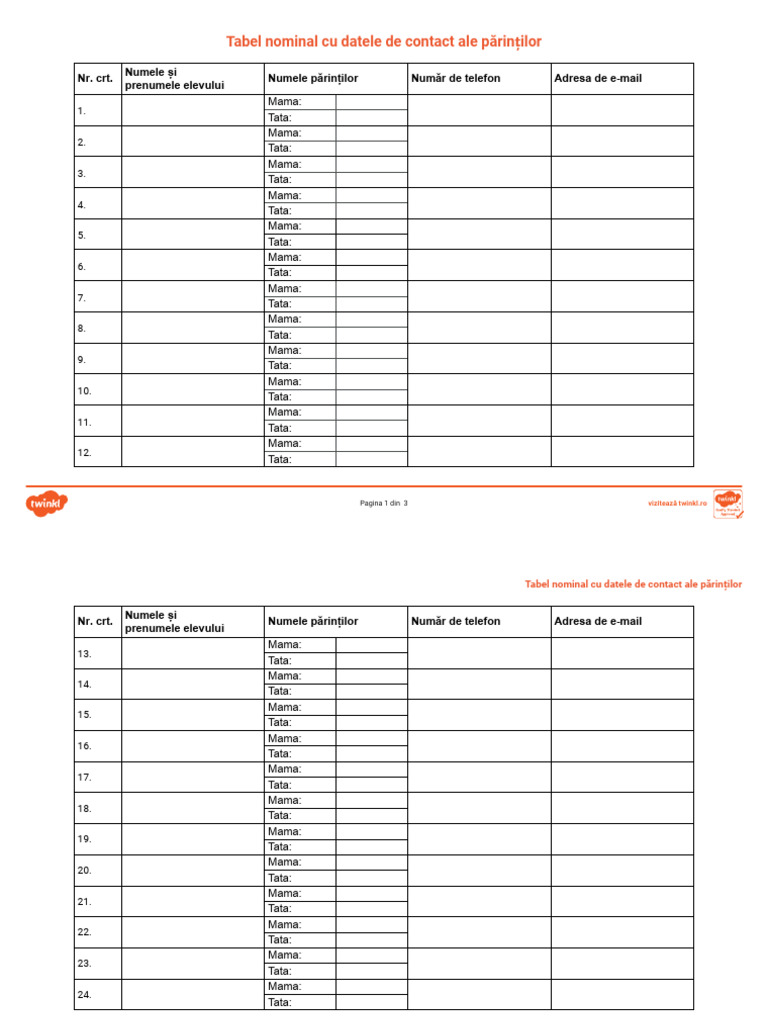 Ro1 MC 1659617772 Tabel Nominal Cu Datele de Contact Ale Parintilor ...