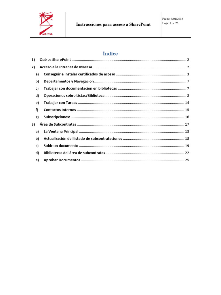 Manual Usuarios Sharepoint | Descargar gratis PDF | Archivo de ...