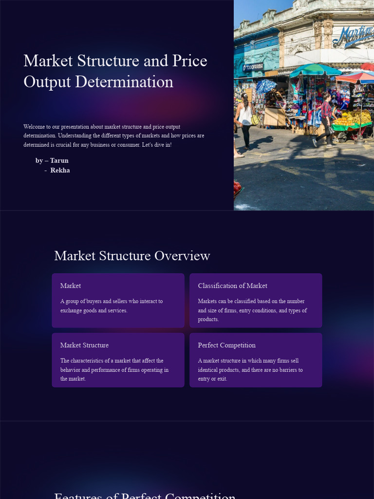 Market Structure and Price Determination | PDF | Market Power | Monopoly