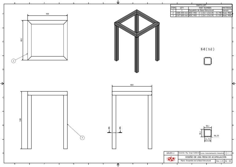 Plano de Base Estructural | PDF