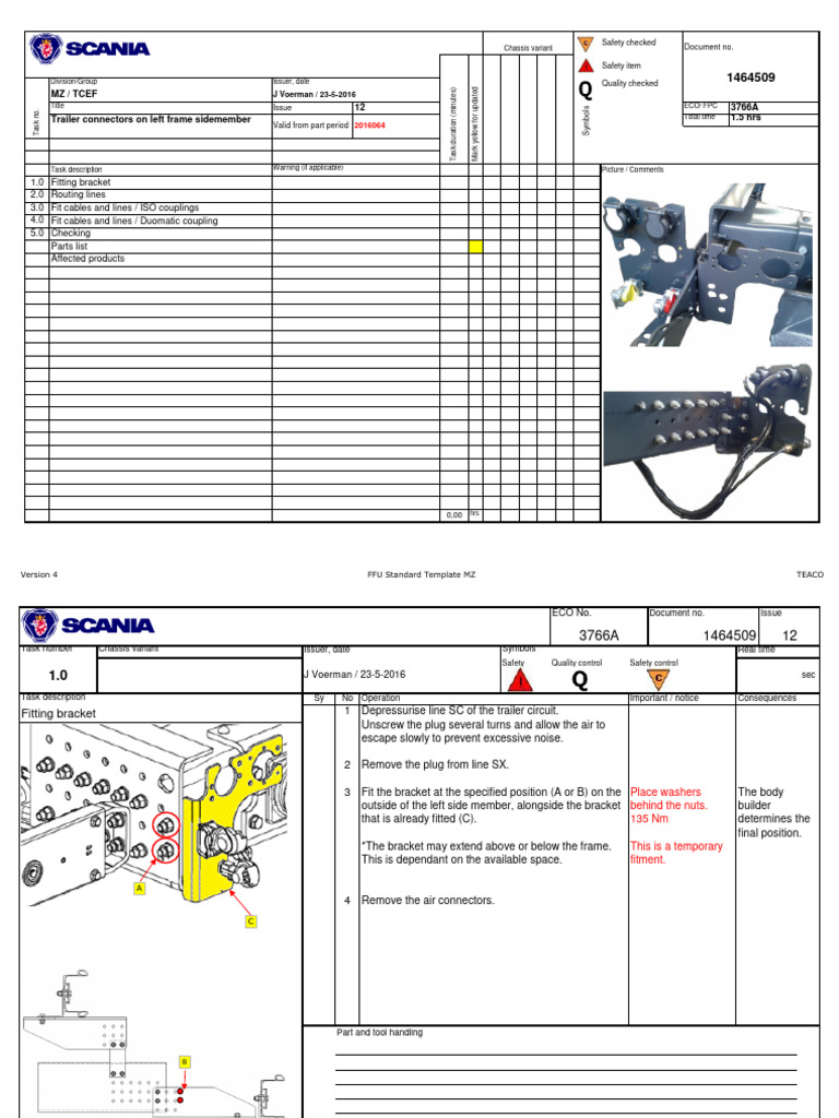 Trailer Connection Installation Guide | PDF | Trailer (Vehicle ...