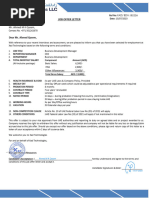 Dubai Job Offer Letter Template 2024 | PDF | Travel Visa | Passport