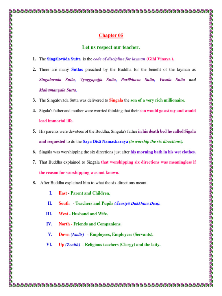 G7 - Chapter 05 - Short Notes | PDF | Teachers | Laity