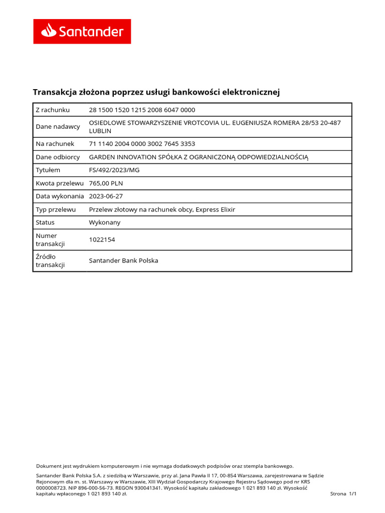 Placed Order 1022154 20230627 | PDF