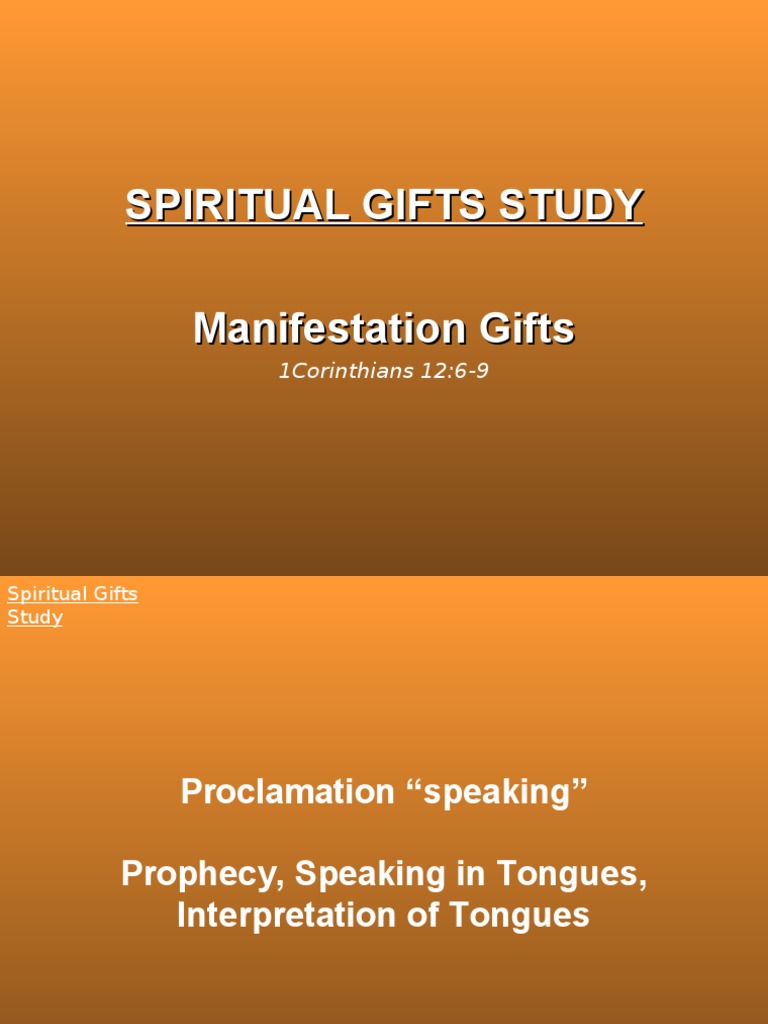 Proclamation Gifts | PDF | Spiritual Gift | Glossolalia