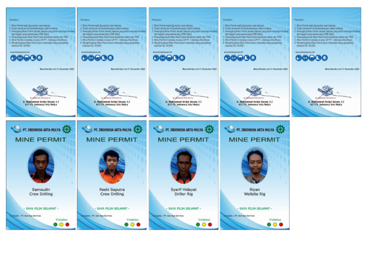 Cetak Mine Permit | PDF