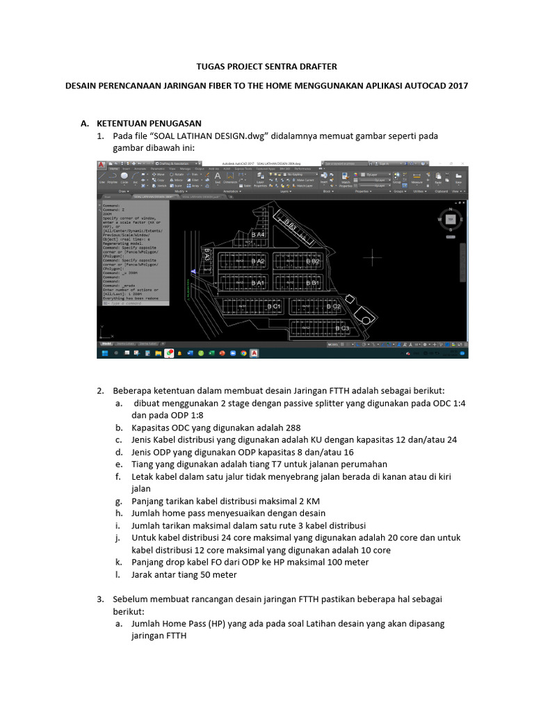 Tugas Project Sentra Drafter Kelas Xii | PDF