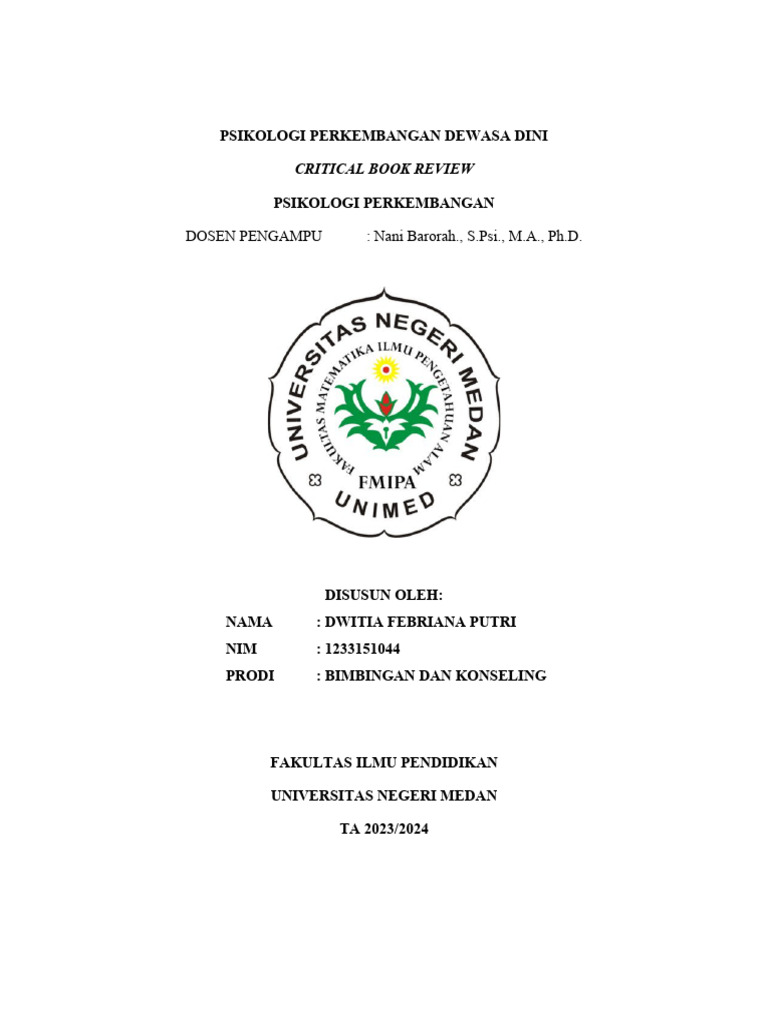 CBR Psi Perkembangan | PDF | Sains & Matematika