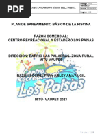 Manual Plan de Saneamiento Basico Dimf 2024 | PDF | Alimentos | Saneamiento