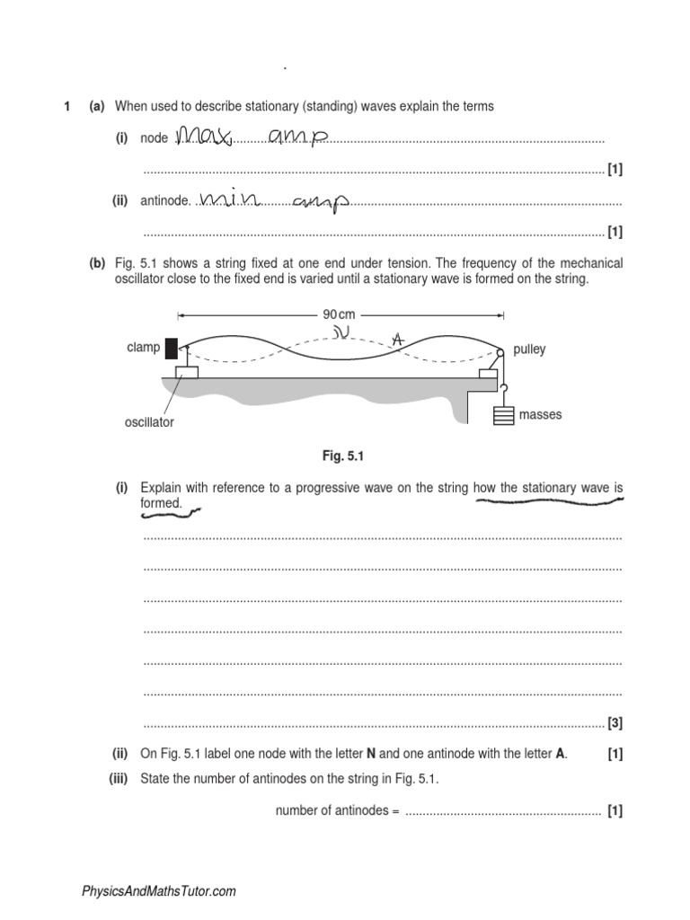 Waves 5 QP | PDF | Waves | Frequency Waves 5 QP | PDF | Waves | Frequency