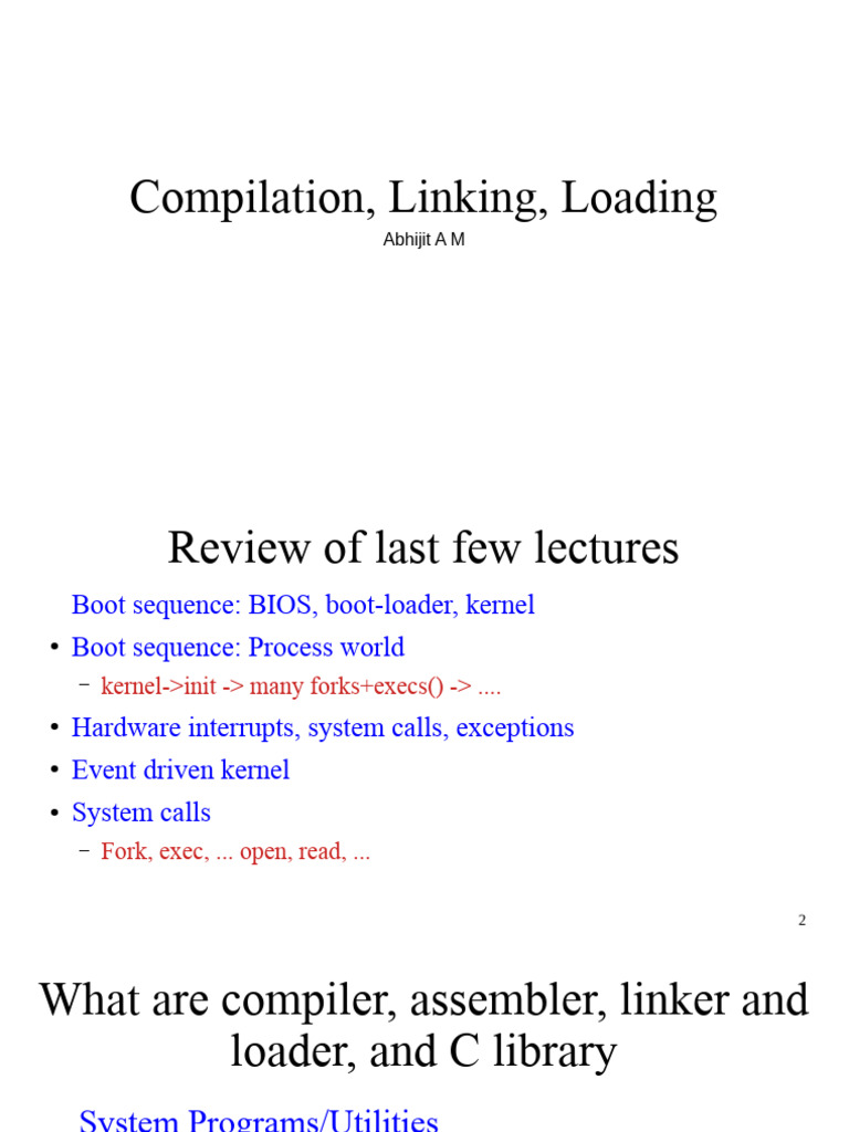 Understanding Compilation and Linking Process | PDF | Library ...
