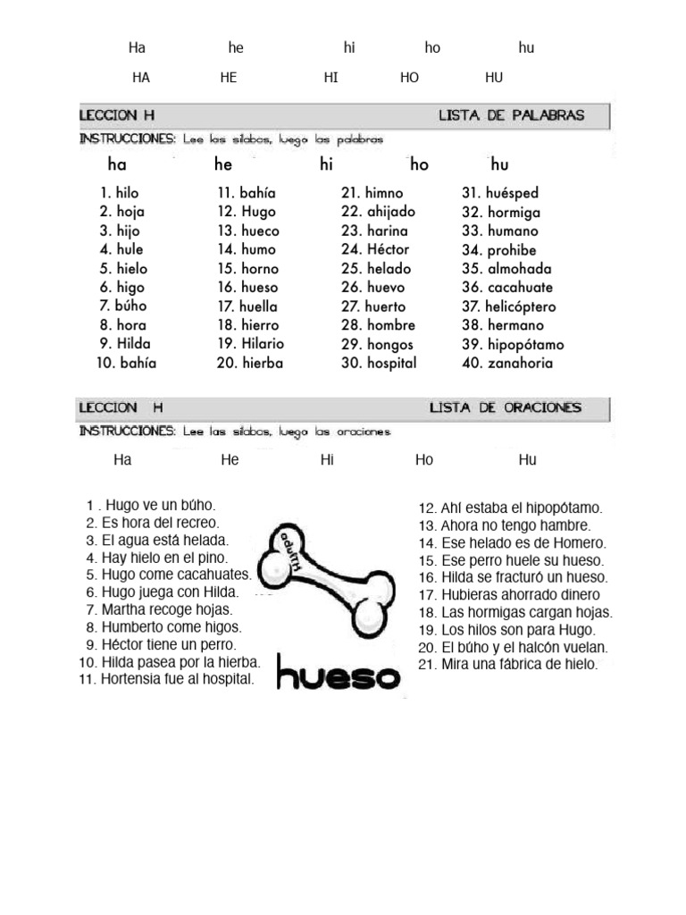 Audio Ha, He, Hi, Ho, Hu | PDF