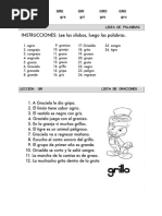 Ejemplos de Palabras Que Inician Con Tla | PDF