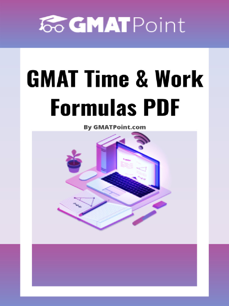 GMAT Time & Work Formulas (PDF) | PDF | Speed | Mean