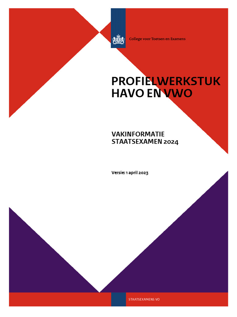 Profielwerkstuk Havo Vwo 2024 | PDF