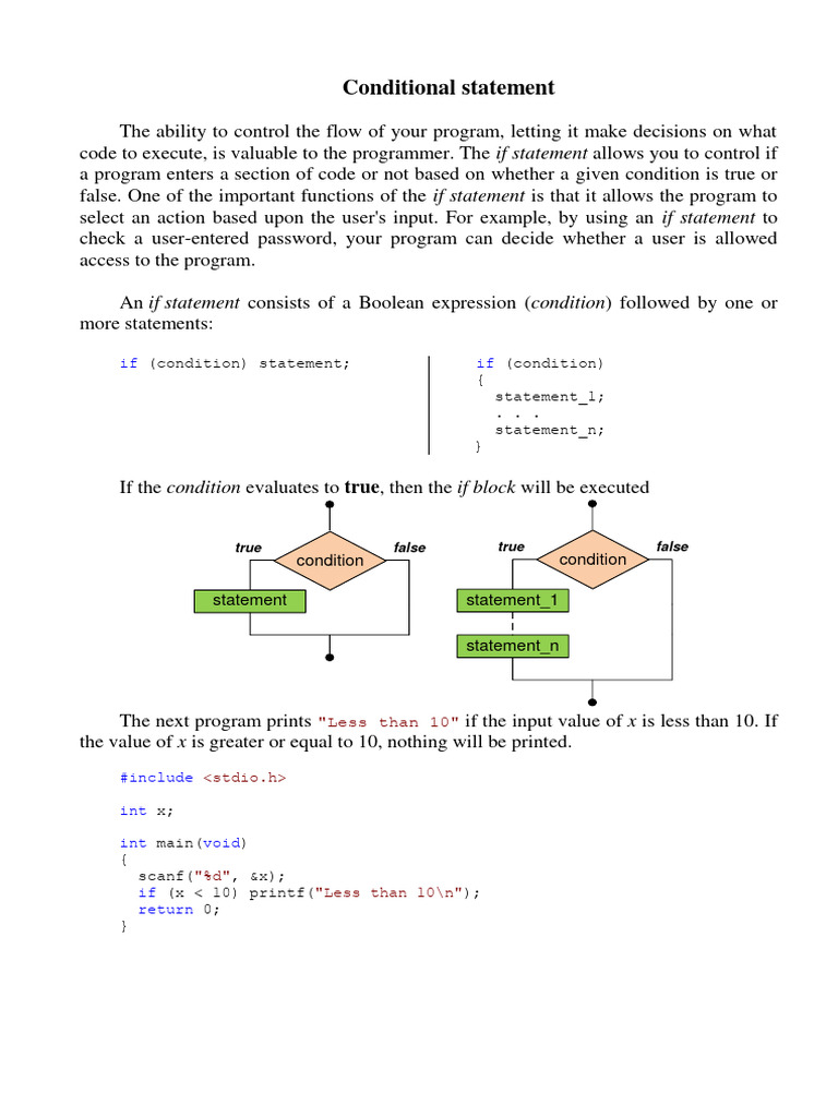 If Else | PDF | Computer Science | Computing