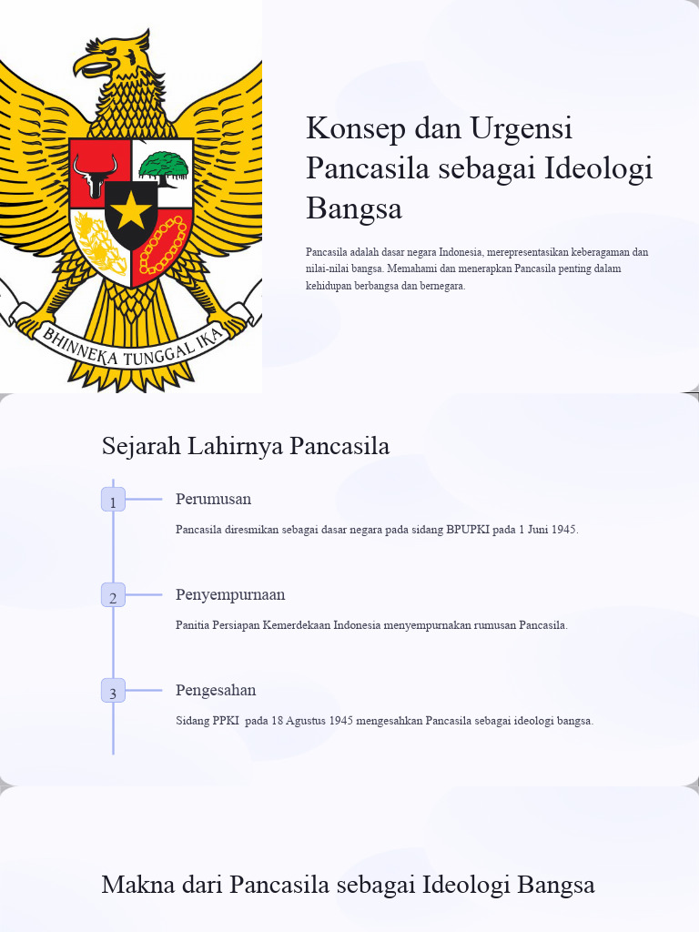 Konsep Dan Urgensi Pancasila Sebagai Ideologi Bangsa | PDF