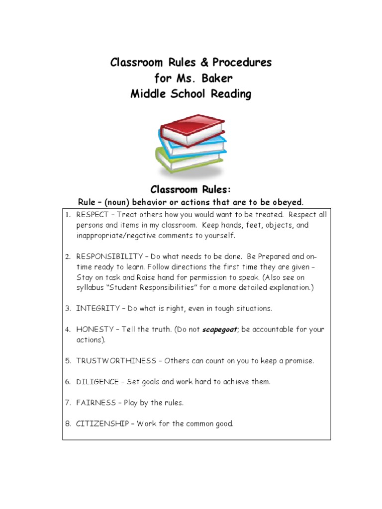 Classroom Procedures CPA | PDF | Classroom | Homework