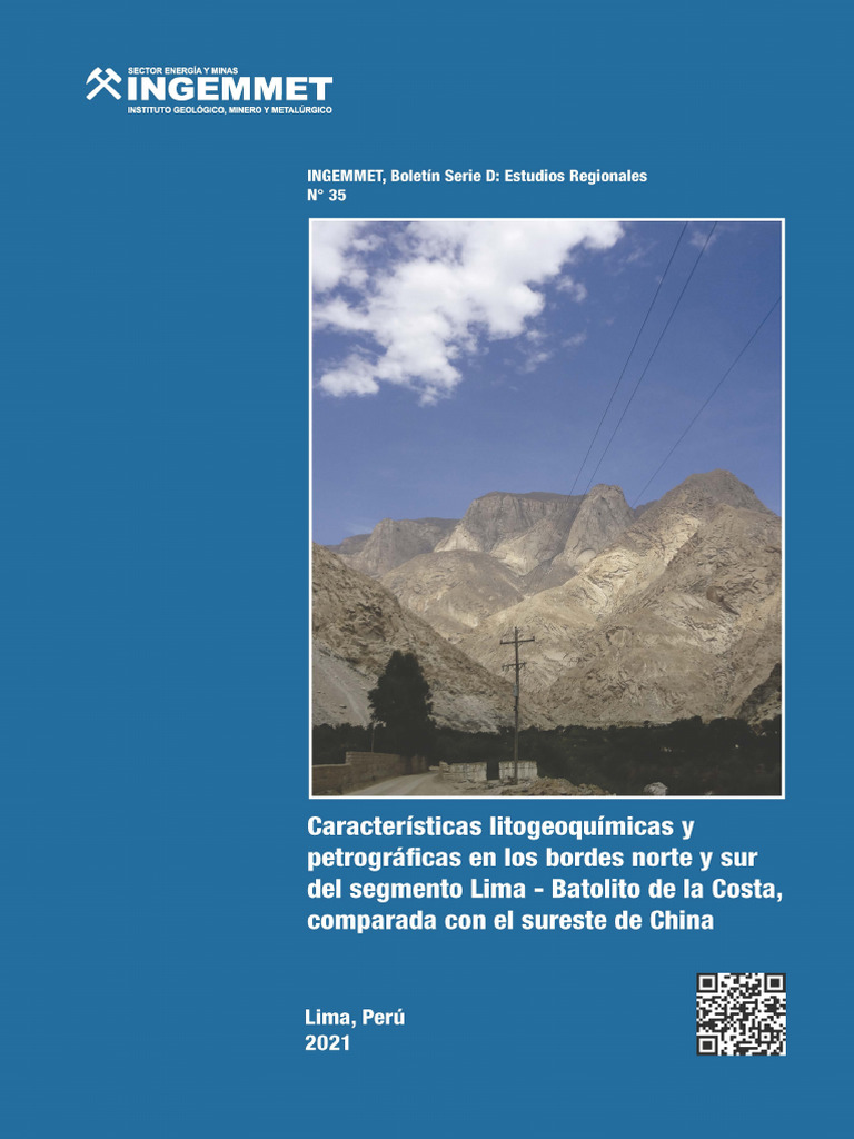 D035-Caracteristicas Litogeoquimicas Batolito Costa | PDF | Roca ...