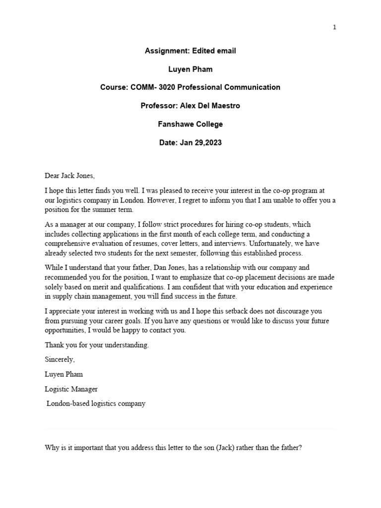 Bad News Letter | PDF | Human Communication | Communication