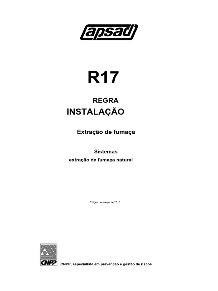 Apsad R17.2010.Fr - PT | PDF | Propriedade intelectual | Seguro
